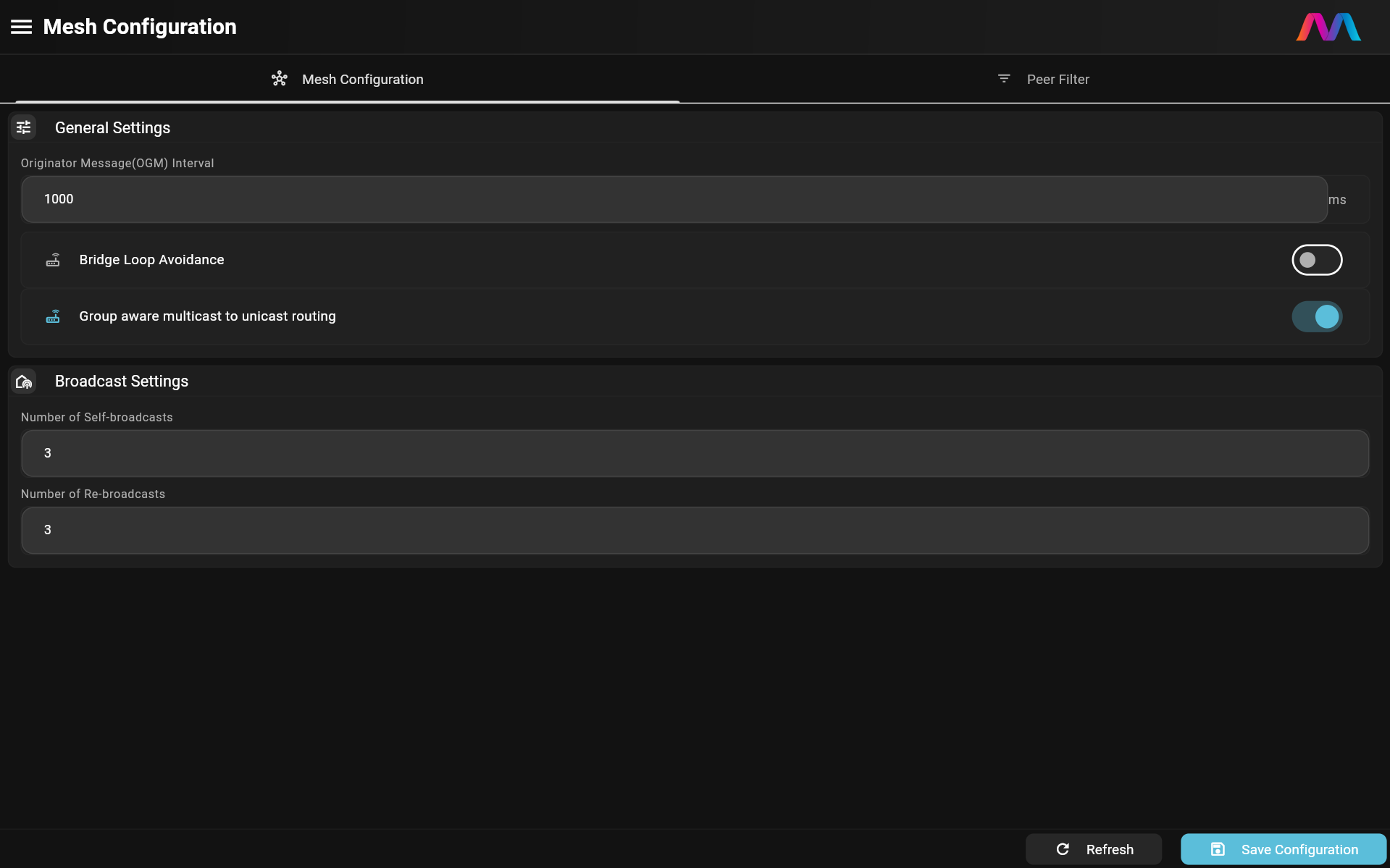 General Configuration